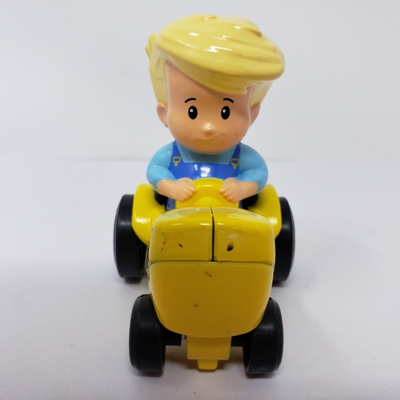 Toys | Fisher Price Little People Apptivity Barnyard Farm Eddie Tractor ...
